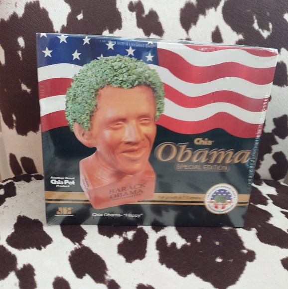 Joseph Enterprises | Other | New Sealed Chia Pet Happy Barack Obama ...